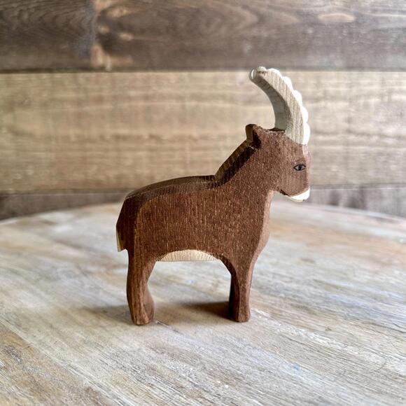 Toys | Ostheimer Mountain Goat Standing 1751 Wooden Toy Montessori ...